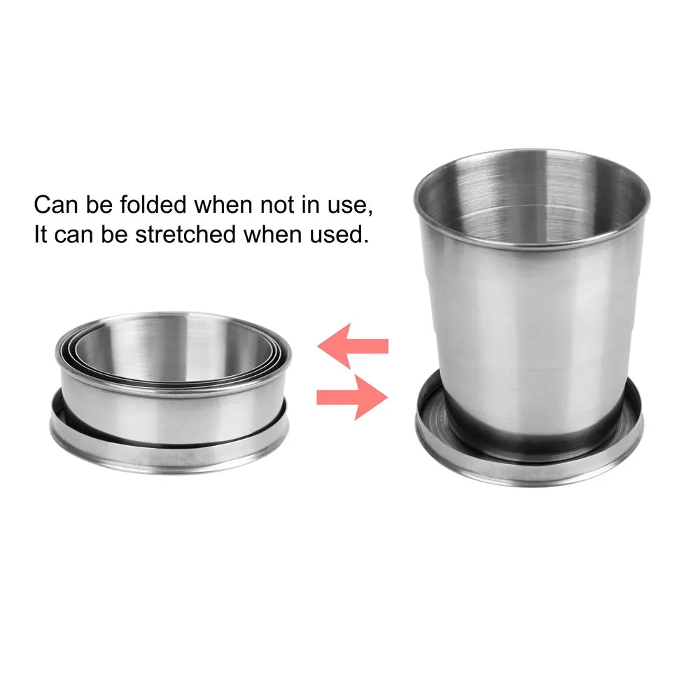 Stainless Steel Folding Cup– Leccio - Small improvements in life