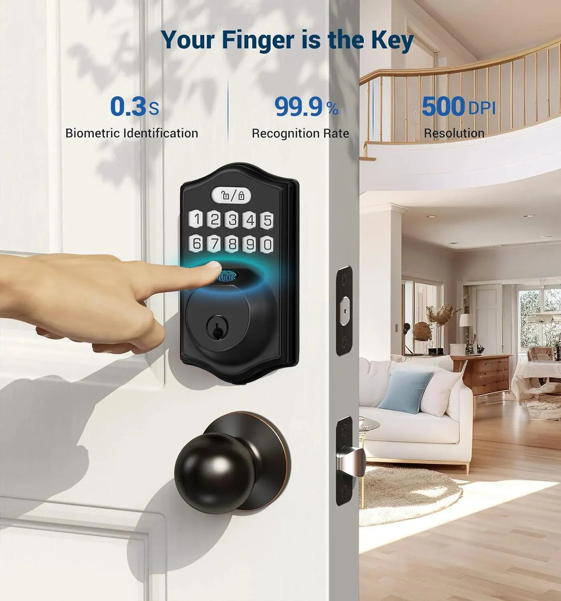 KeyGuard Pro Smart Deadbolt Lock– Leccio - Small improvements in life