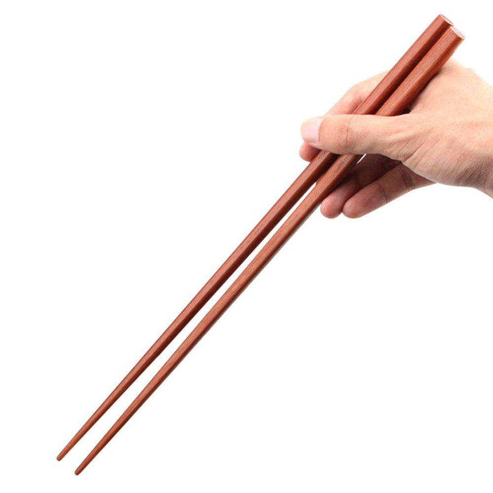 1 Pair Extra Long Stainless Steel/Wood Cooking Chopsticks– Leccio ...